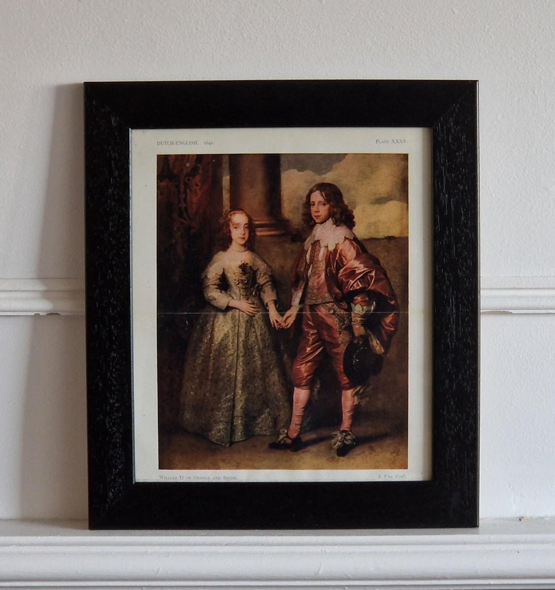 Prince William II Of Orange & Mary Stuart Painting By Anthony Van Prin ...