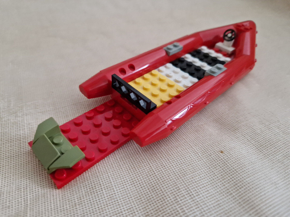 Lego Part Red Boat Rubber Raft Dinghy – Vintage Planet UK